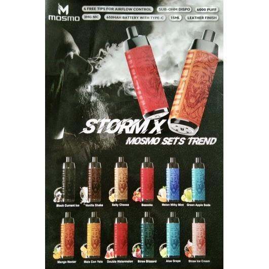 MOSMO STORM X 6000 Puffs Disposable Rechargeable | Lazada PH