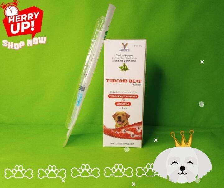 Thromb Beat Syrup for Anaemia in Pets 100ml with FREE Syringe | Lazada PH