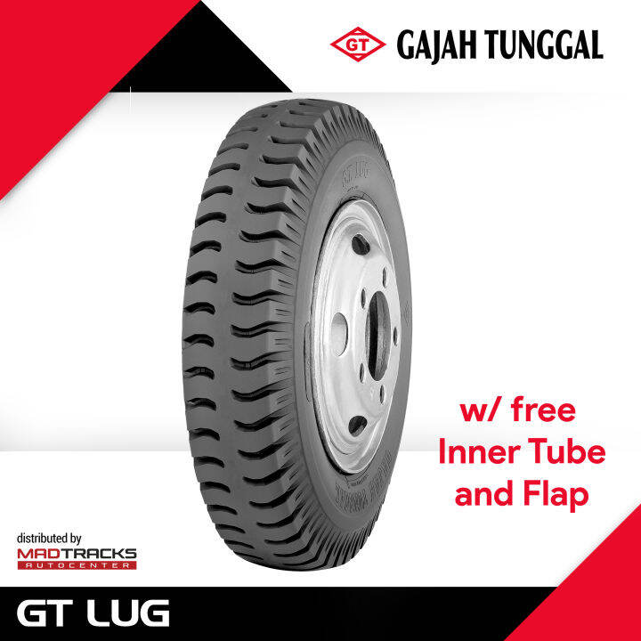 Gajah Tunggal 1100x20 16PR GT Lug Tire (11.00-20 Tube Type with free ...