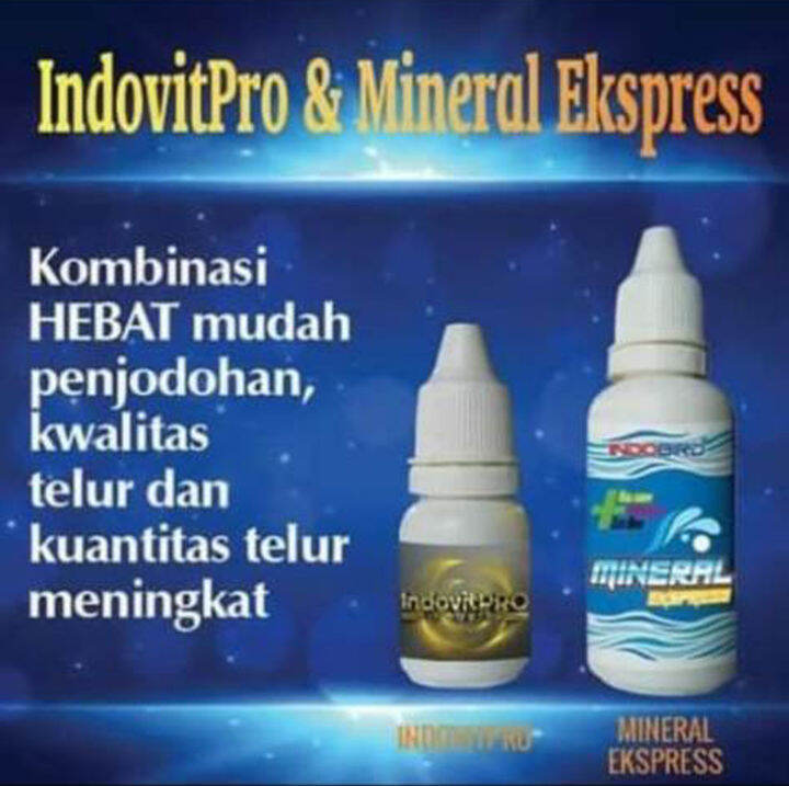 SATU PAKET DAHSYAT MINERAL EKSPREES DAN INDOVIT PRO UNTUK TERNAK MURAI ...