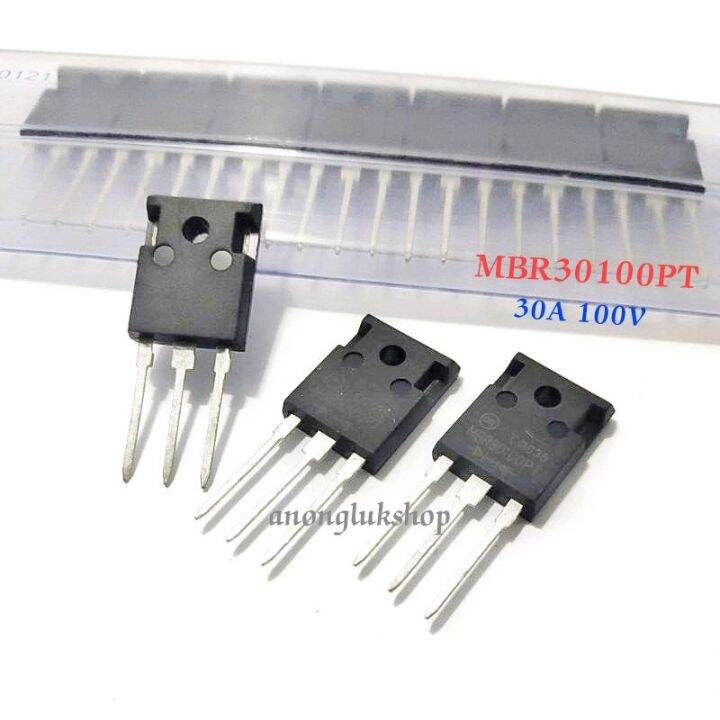 MBR30100PT MBR30100 Schottky Diode ช็อกกี้ไดโอด ทนกระแส 30A 100V 1ตัว | Lazada.co.th