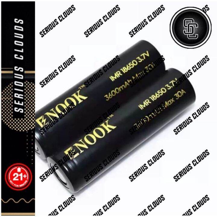 Vape Enook 18650 Battery / Cell 3600mah - Pair 2 Pcs Legit 100 | Lazada PH