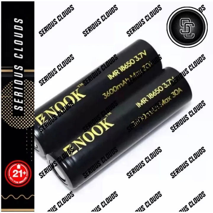 Enook 18650 Battery / Cell 3600mah - Pair - 2 Pcs - Legit 100 | Lazada PH