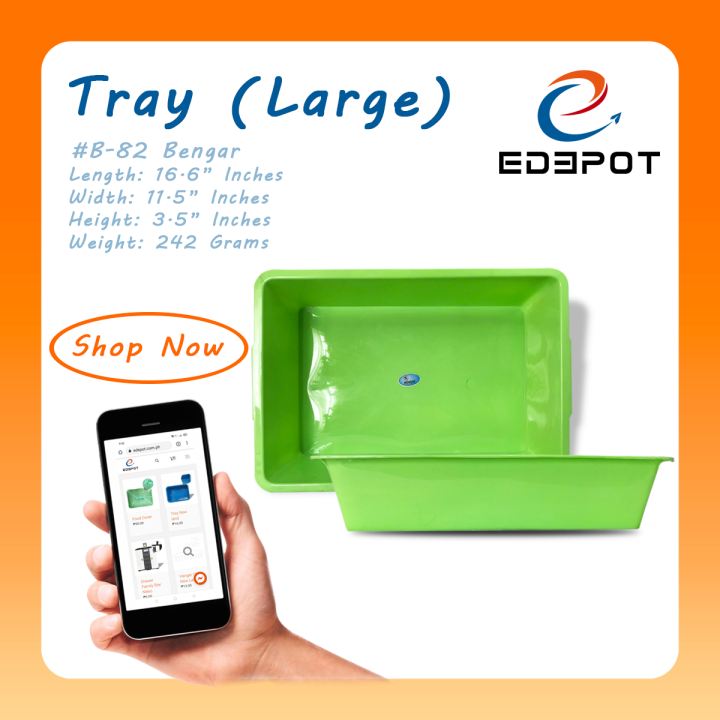 Edepot Multi-purpose tray Large B-82 Bengar COD | Lazada PH