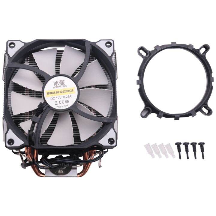 SNOWMAN CPU Cooler Master 5 Direct Contact Heatpipes freeze Tower ...