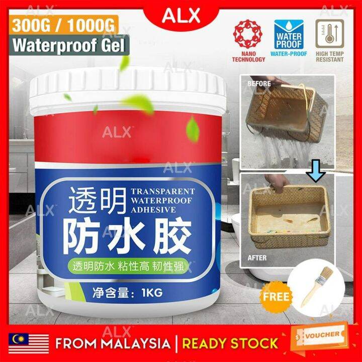 ALX 1KG Waterproof Glue Adhesive Wall Window Gel Kalis Air Wall Water ...