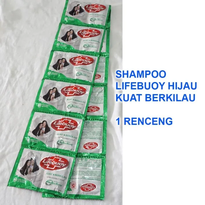 Shampoo LIFEBUOY Hijau Storng And Shiny 1 Renceng 2x12 Sachet [1 ...