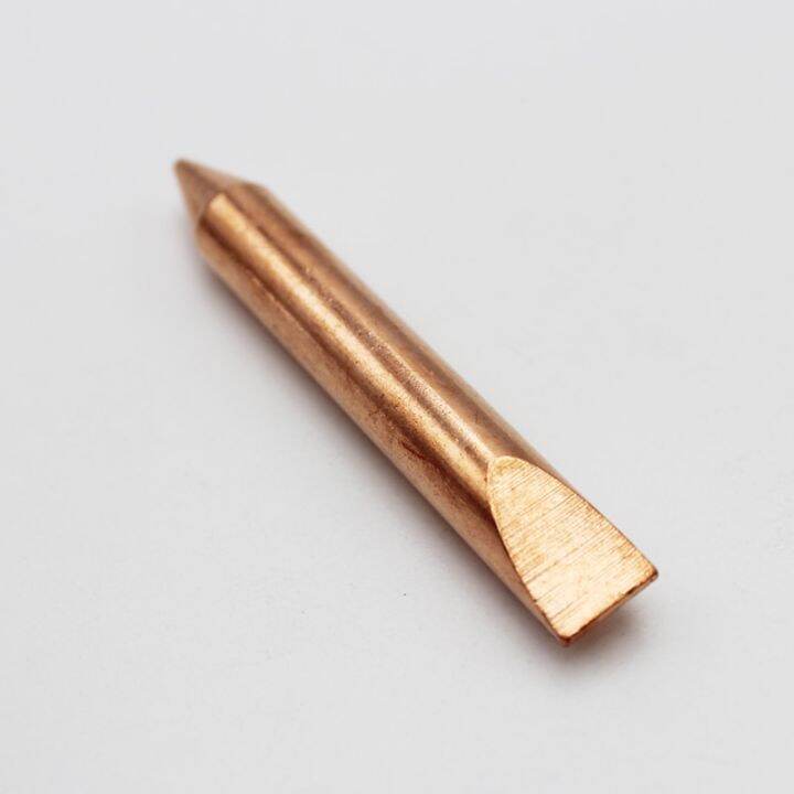 Sharp & flat tip copper spot welding electrode for car body dent ...