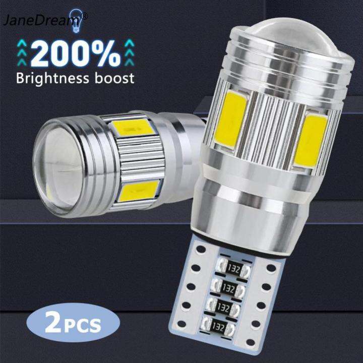 JaneDream 2Pcs T10 Car W5W LED Bulb Signal Light 5630 6SMD Auto ...