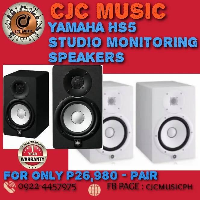 Yamaha HS5 Studio Monitoring Speakers PAIR (2 PCS) | Lazada PH