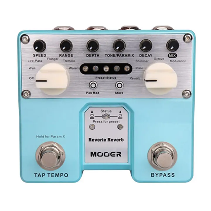 MOOER Reverie Reverb Guitar Effect Pedal 5 Reverberation Modes 5 ...