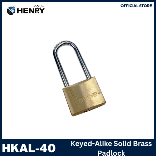 PADLOCK BRASS kEYED ALIKE LONG SHACKLE ( 40mm, 50mm ) - HKAL ( HENRY) | Lazada PH