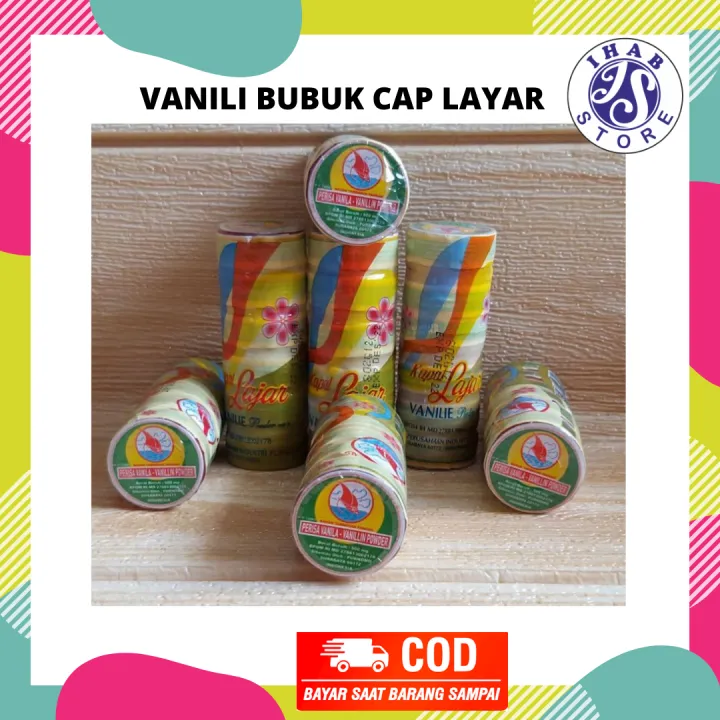 Vanili Powder isi 6 - Vanili bubuk - Vanili cepuk cap kapal layar ...