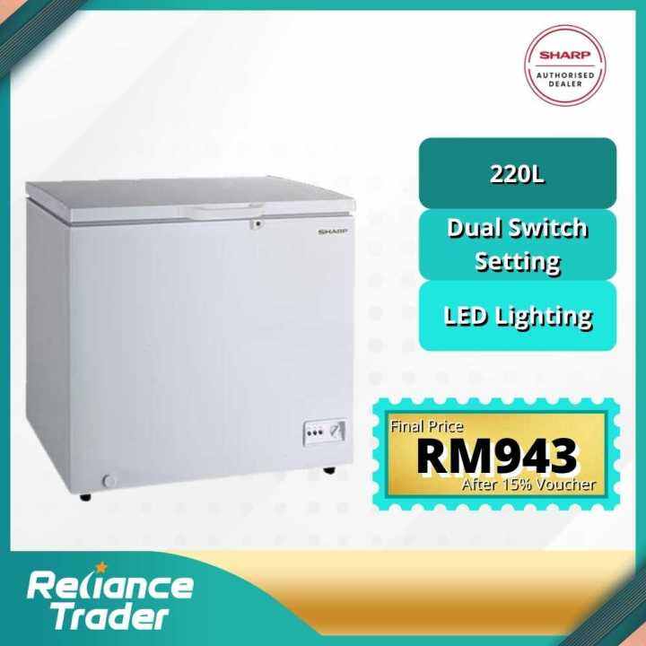 【FREE SHIPPING】Sharp 220L Dual Mode Freezer SJC218 | Lazada