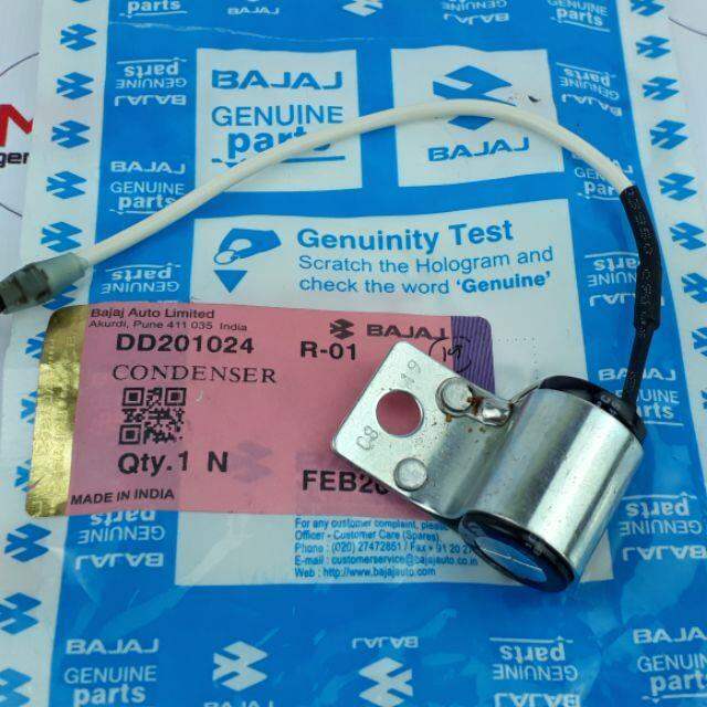 Condenser CT100 Bajaj Genuine Parts DD201024 (19) | Lazada PH