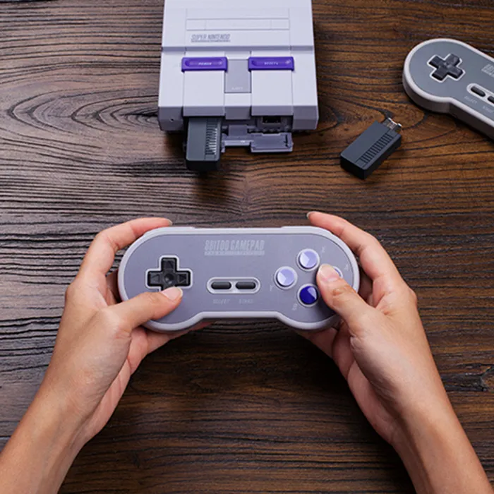 8Bitdo 8-bit hall SF30 2.4G classic wireless handle SFCSNES mini game ...