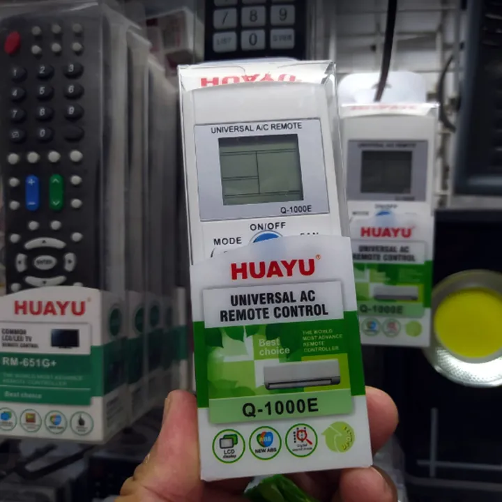 Universal Remote Control A/C for Air Con AirCon Air-Con Conditioning Huayu Q-1000E Q1000E Q ...