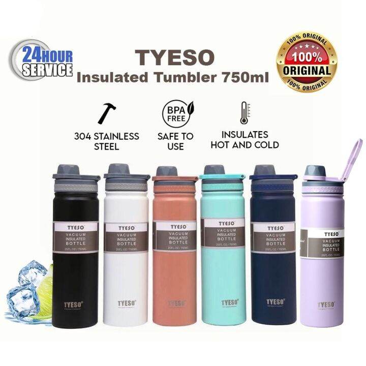 【COD】 Original Tyeso Thermos 750ml Double Wall Hot Cold Vacuum ...