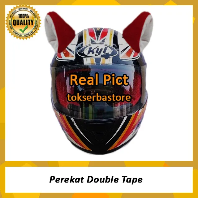 Kuping Helm - Kuping Kucing Helm Keren Untuk Fullface HalfFace - Merah ...