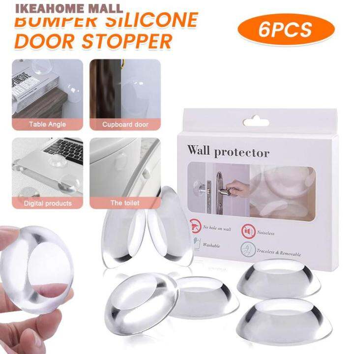 IKEAHOME 6Pcs Furniture Bumpers Transparent Door Stopper Non-Slip Self ...