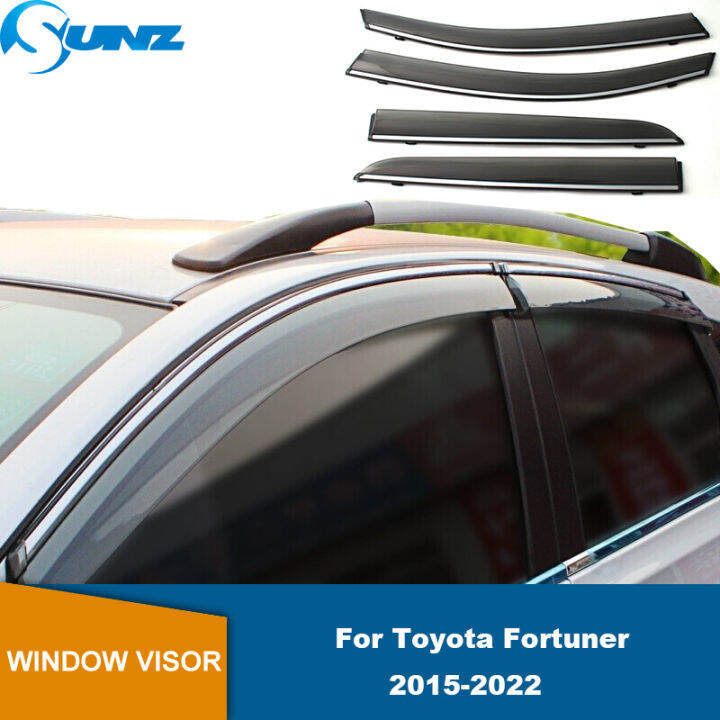 Side Window Visor For Toyota Fortuner 2015 2016 2017 2018 2019 2020 ...