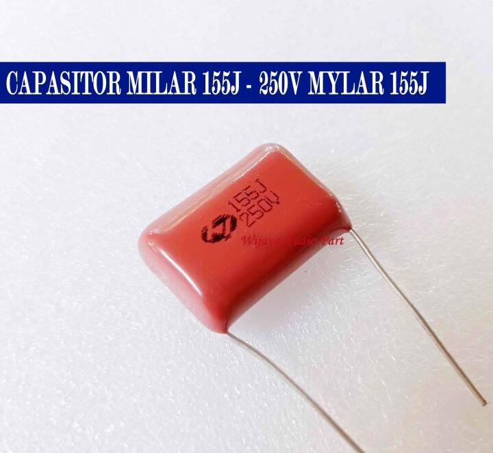 KAPASITOR MILAR 155J 250V CBB22 MYLAR 155J 250V | Lazada Indonesia