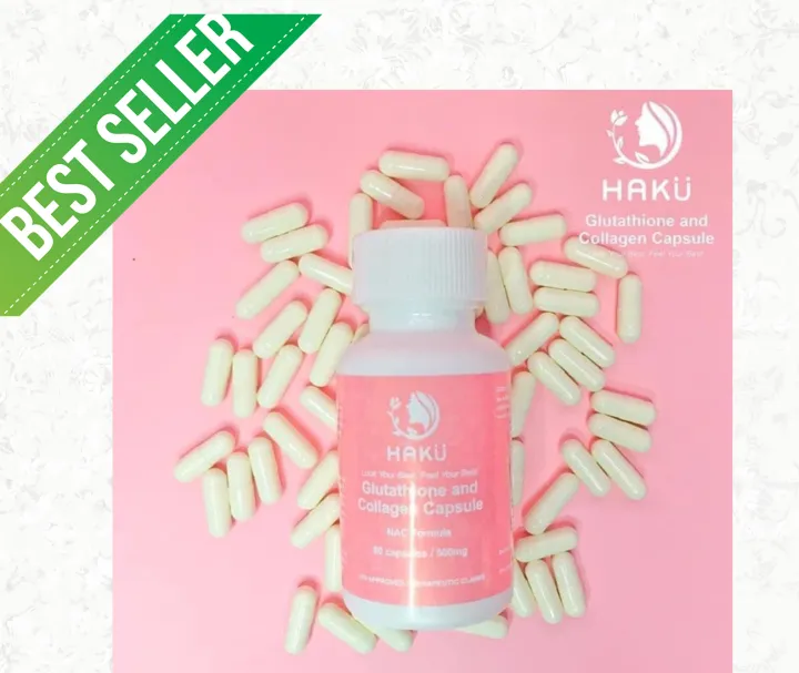 Best Seller Haku Glutathione Collagen Capsule Japan Formula (60capsules ...