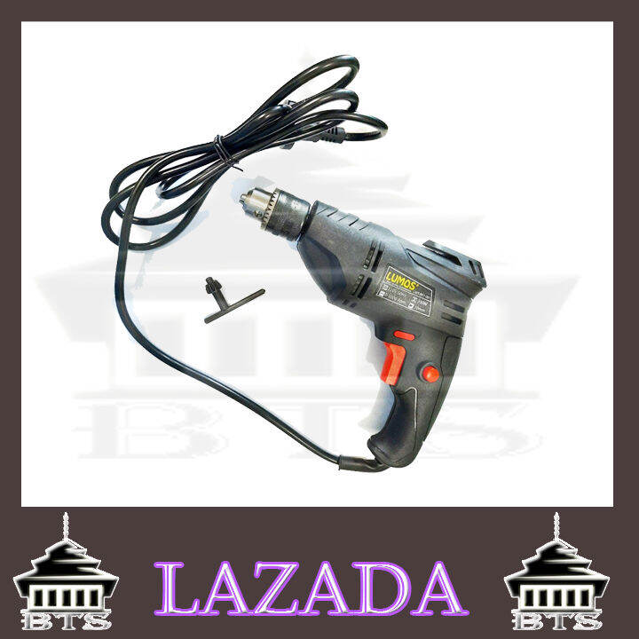 LUMOS BOR BESI KAYU LISTRIK 10MM MURAH 10 MM LMS.B01-001 HAND DRILL | Lazada Indonesia