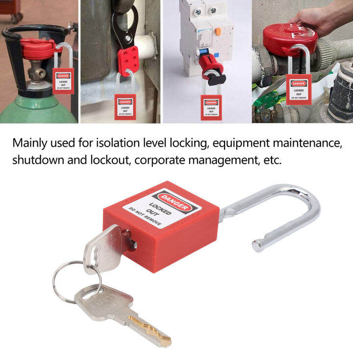 Engineering Safety Lock 38MM Lockout Tagout Lock for Corporate ...