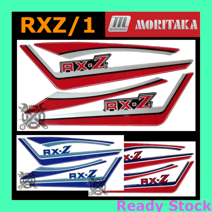 RXZ Model 1 Yamaha Sticker Body Stripe Moritaka RX-Z Strike Motor RXZ/1 ...