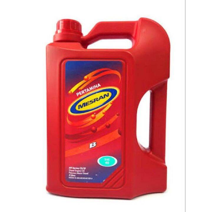 OLI PERTAMINA Mesran B40 Sae 40 Diesel Oil 5 Liter Galon [DIJAMIN ...