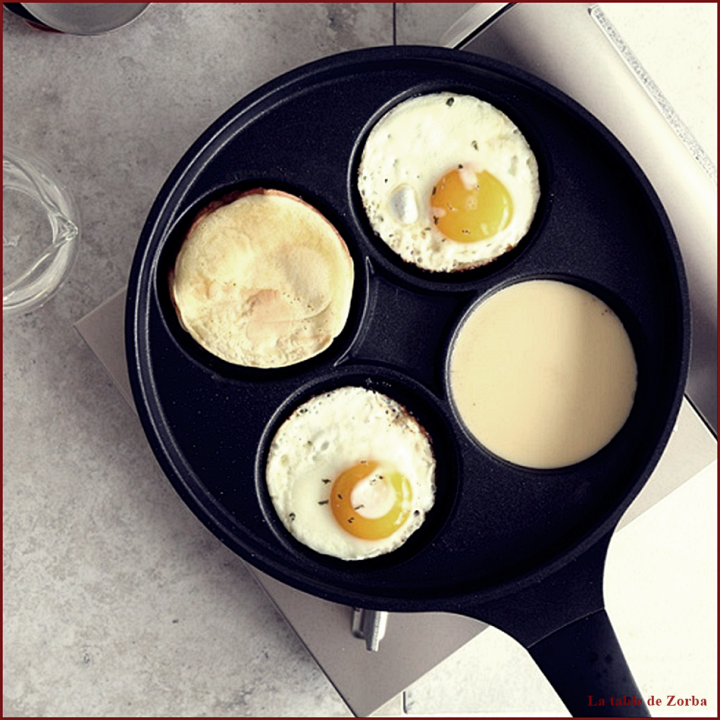 [Made in Korea] 4 Hole Steam Egg Frying pan | Lazada Singapore