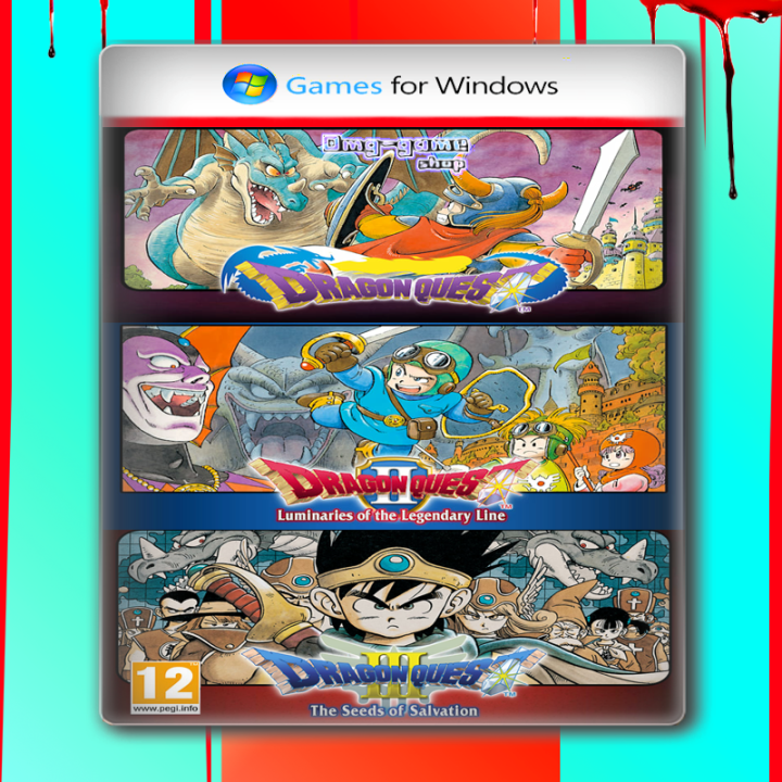 Dragon Quest 1 2 3 Collection รวม 3 ภาค - ภาษาอังกฤษ - เกม PC สำหรับ ...
