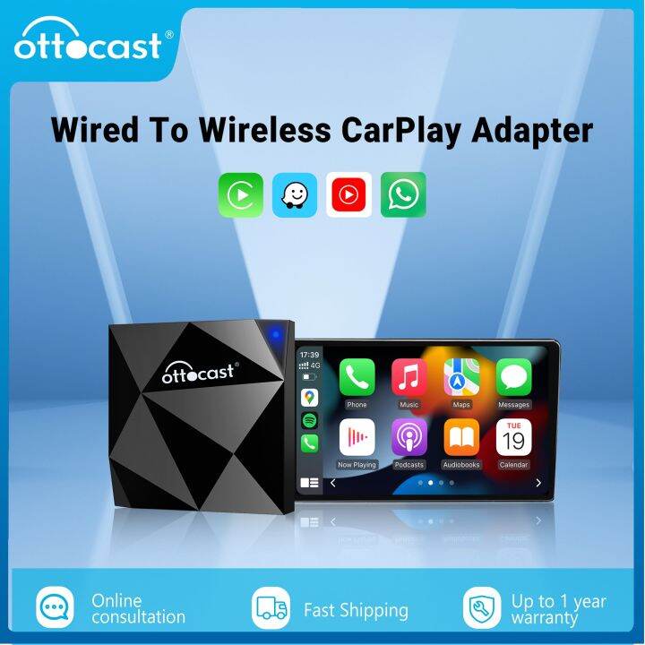OTTOCAST U2 Air Wireless CarPlay Adapter USB Dongle OEM Multimdia ...