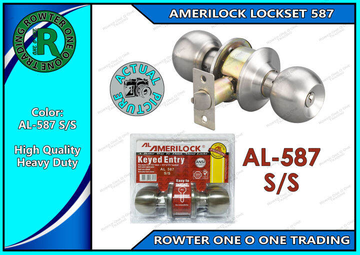 Amerilock Lockset 587 SS High Quality | Lazada PH