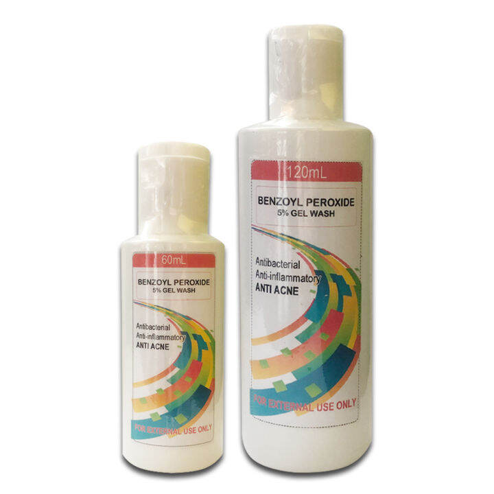 Benzoyl Peroxide Gel Wash 5% / BPO Gel Wash 5% 60ml 120ml Anti ...