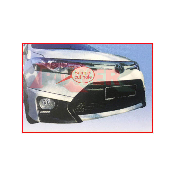 Toyota Vios Third Generation (2013-2018) T-STV Style Front Skirt With ...
