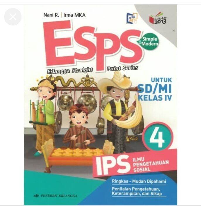 Buku Erlangga ESPS IPS Kelas 4 SD MI | Lazada Indonesia