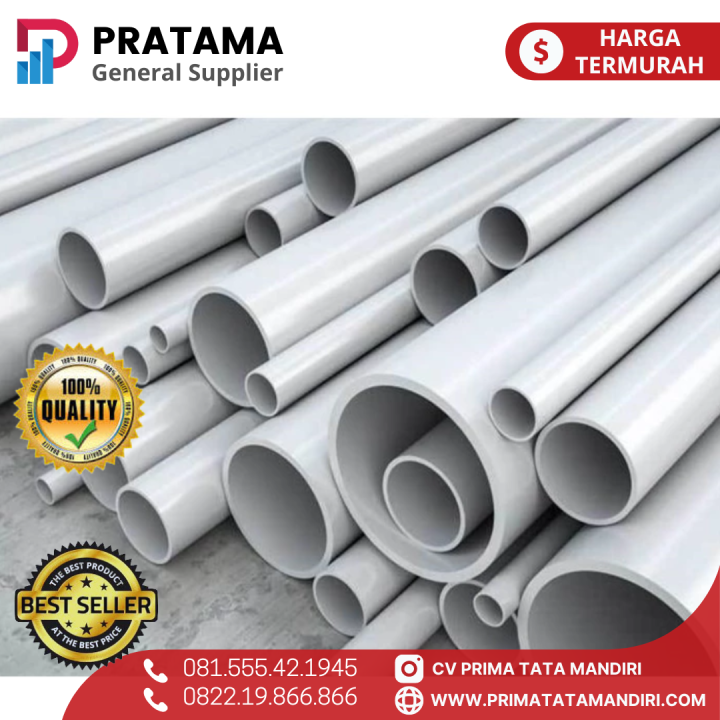 Pipa Pvc 1" Inch Type AW (Putih) Pipa Paralon PVC Air Bersih AW 1" | surabaya | Lazada Indonesia