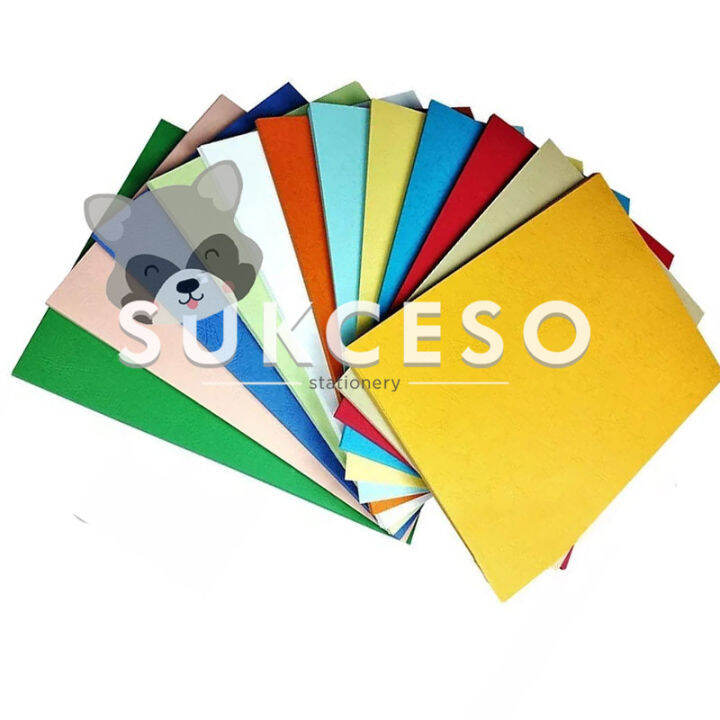 Kertas Jilid Tebal Warna-Warni /Jilid Cover ISI 10 LEMBAR PER WARNA ...