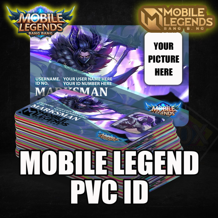MOBILE LEGEND PVC ID CARD - ML ID CARD FOR GAMERS | Lazada PH