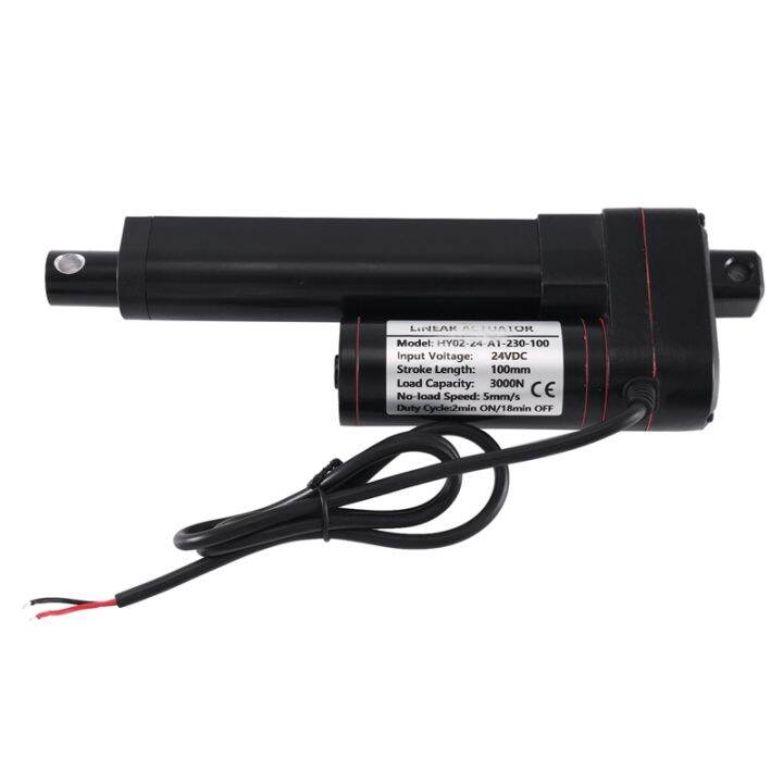 24V DC Electric Push Rod Motor Micro-type Hydraulic Rod 3000N ...