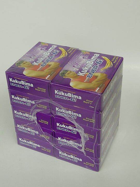 KUKUBIMA ENERGY GRAPE RASA ANGGUR HALAL) X10 BOXES | Lazada