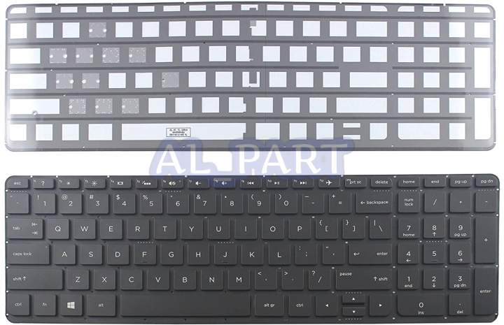 Laptop Keyboard HP Pavilion 15T-K100 15-P071NR 15-P203NA Black ...