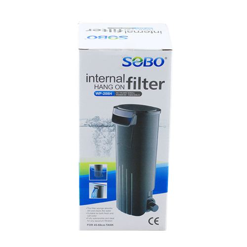 Sobo WP-208H Aquarium Internal Filter Pump Low Water Level For Turtle ...