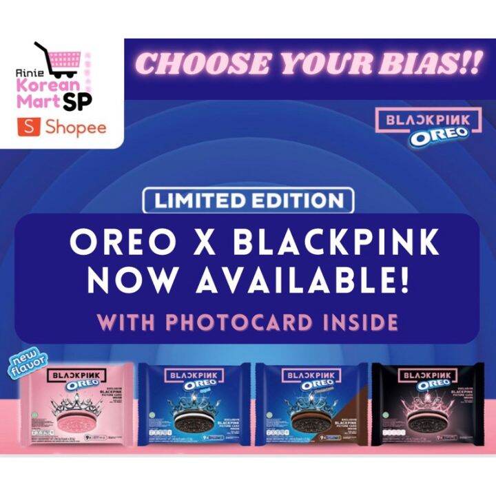 LIMITED EDITION OREO X BLACKPINK CHOOSE PHOTOCARD!!FAST SHIPPING ...