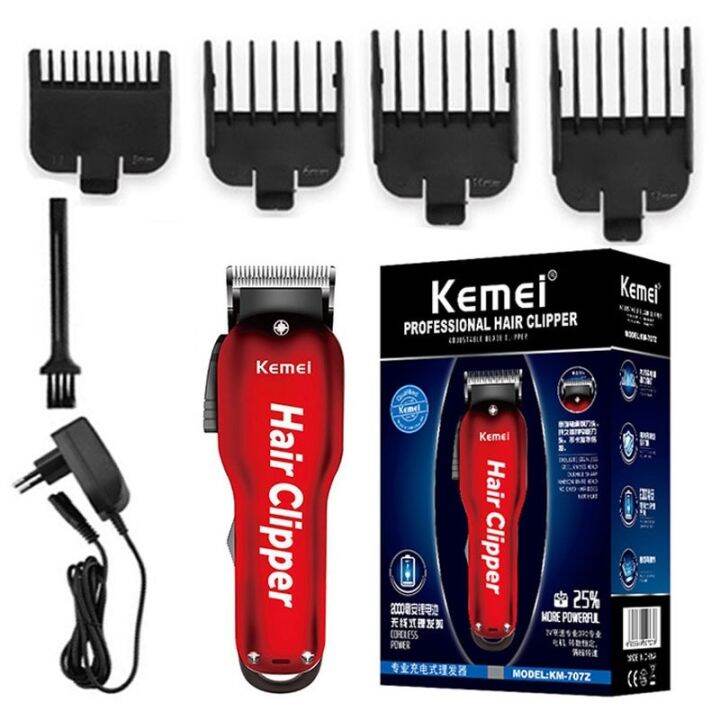wq183 KEMEI 706Z Professional Heavy Duty Hair Clipper Complete Set ...