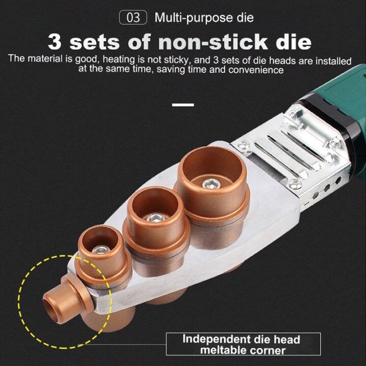 PPR Heater Fusion Machine With Mould Size 20, 25, 32mm PVC Heavy Duty ...