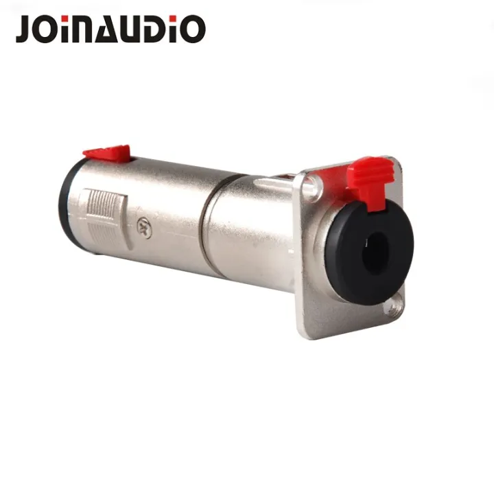 JOINAUDIO 6.35mm Stereo solderless 1/4" locking jack TRS Female Plug ...