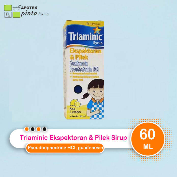 Triaminic Ekspektoran & Pilek Sirup 60 ml | Lazada Indonesia